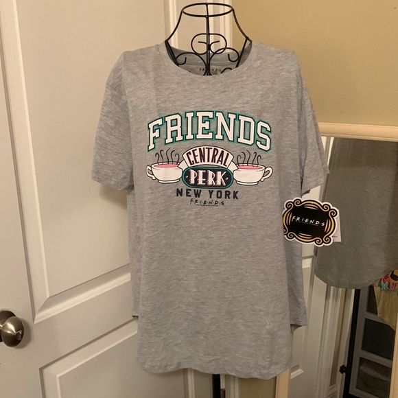 Warner Bros. | Tops | Nwt Warner Bros Friends Tv Series Official Grey ...